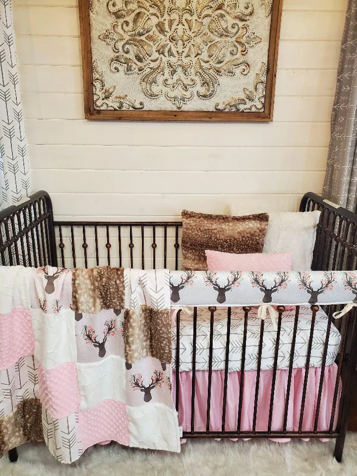 Girl Woodland Crib Bedding – DBC Baby Bedding Co